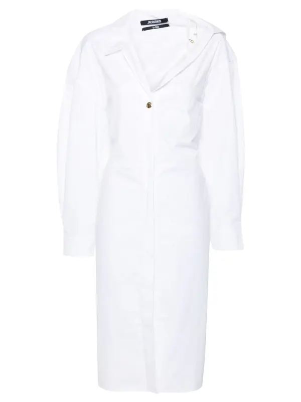 Jacquemus La Robe Chemise Dress - White