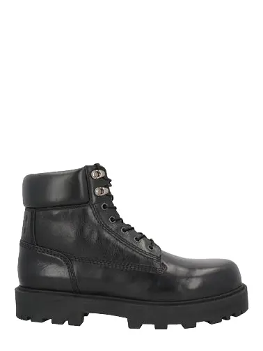 Givenchy Ankle Leather Combat Boots - Black
