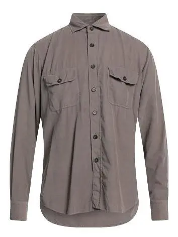 ALESSANDRO GHERARDI Shirt Taupe Size Cotton - Grey