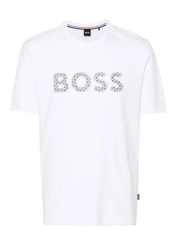 BOSS Logo-patch T-shirt - White