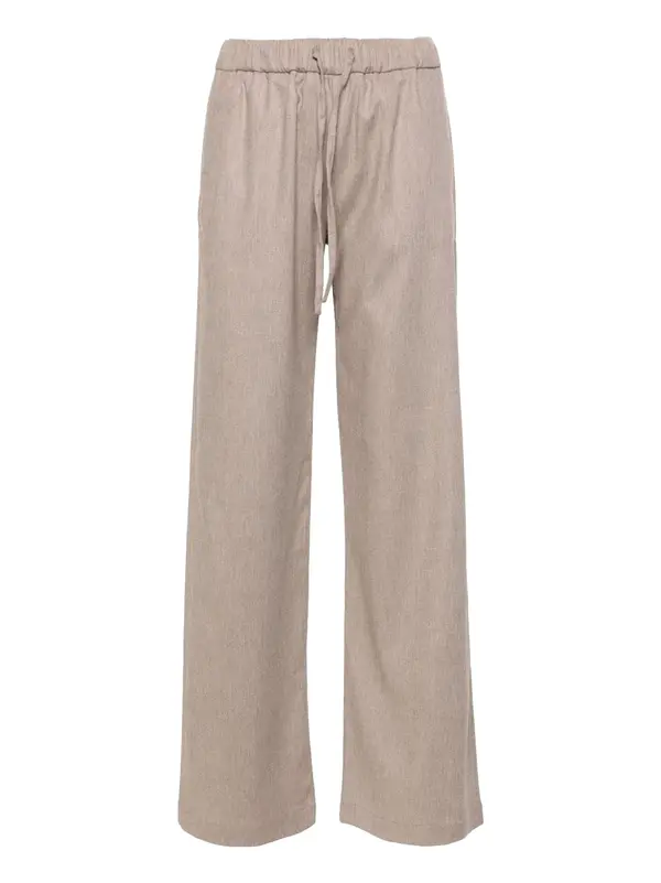FAY Straight-leg Trousers - Brown