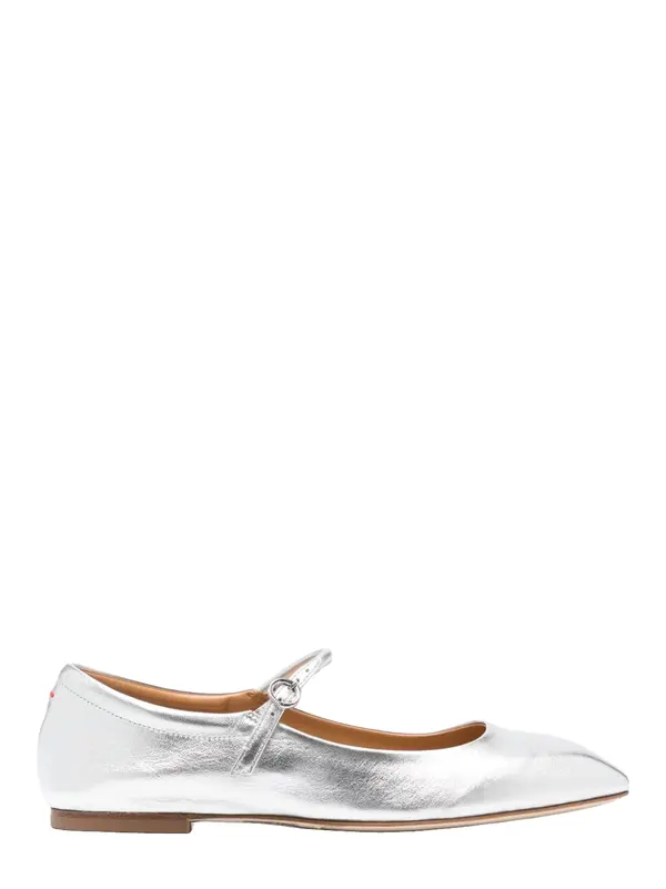 AeydĒ Uma Ballet Flats - Silver
