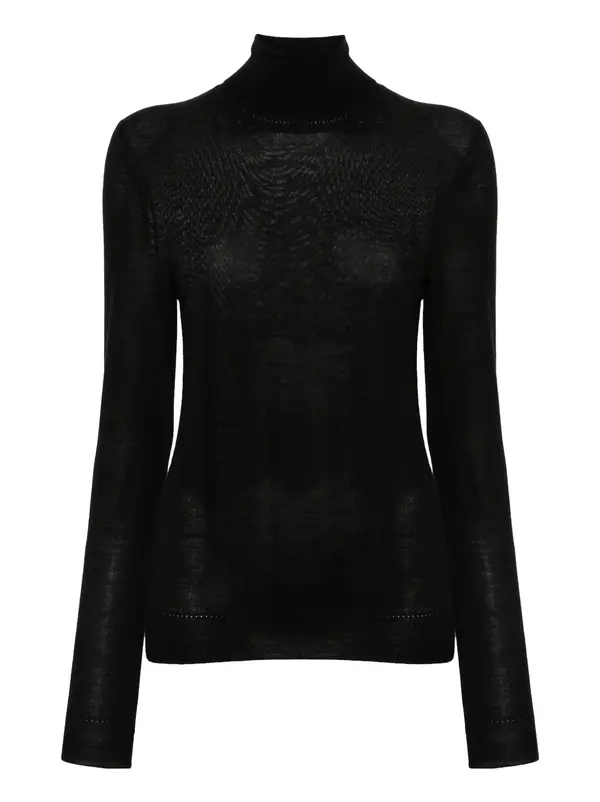 Saint Laurent Cassandre Sweater - Black