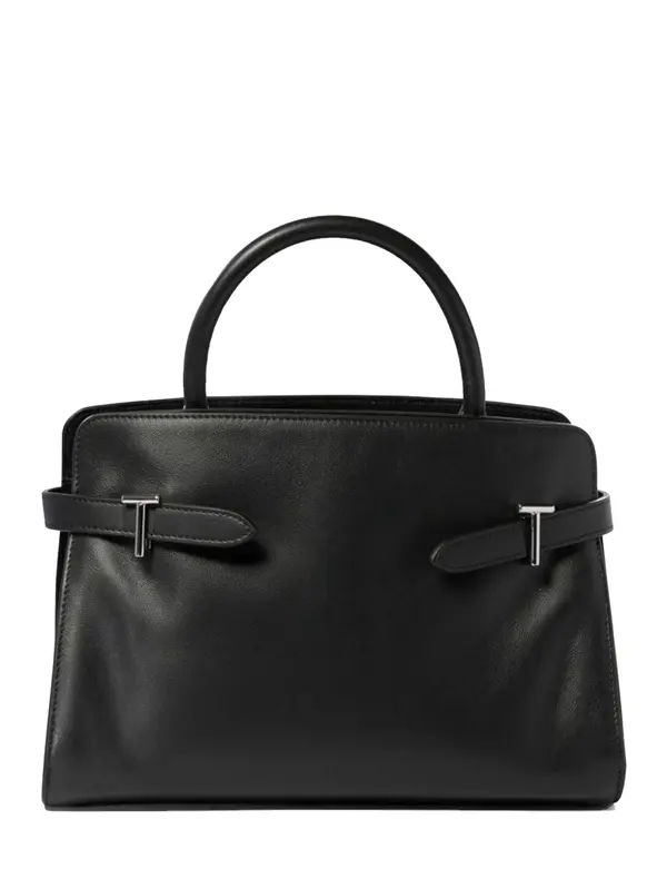 LE TANNEUR Medium Émie Tote Bag - Black