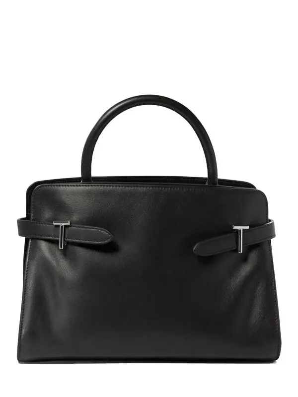 LE TANNEUR Medium Émie Tote Bag - Black