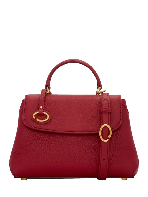 Oscar De La Renta The Mini Poppy Bag - Red