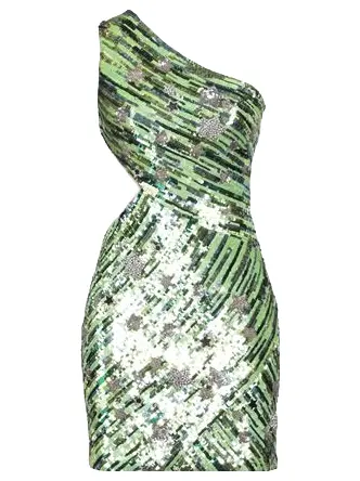 Elisabetta Franchi Mini Sequined Dress - Green