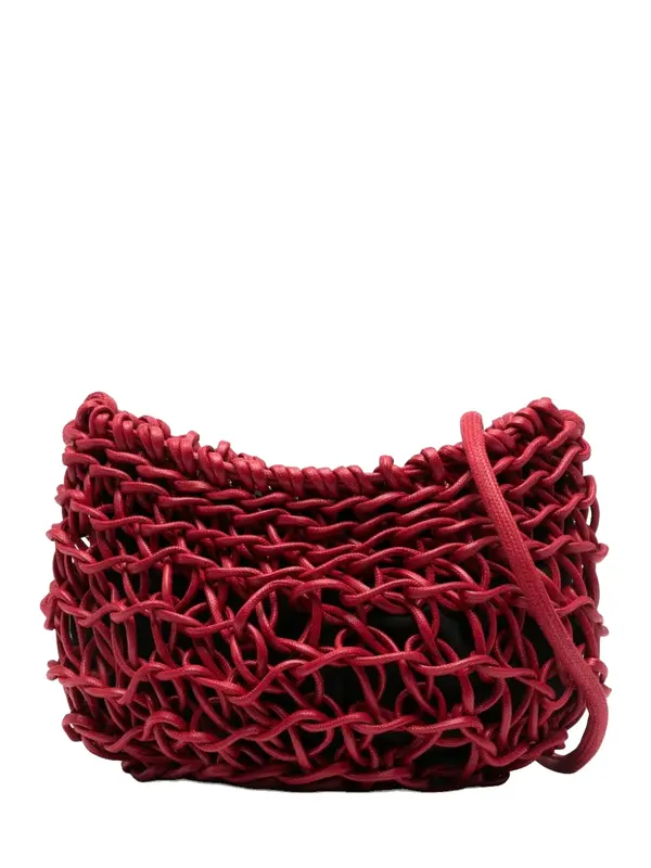 Alienina Cecilia Woven Shoulder Bag - Red