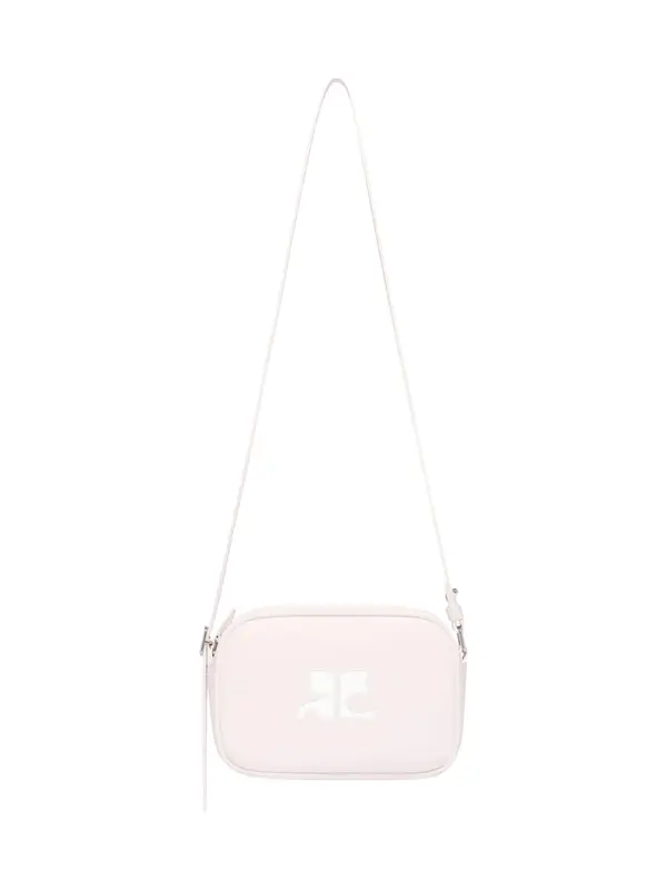 COURREGES Re-edition Leather Camera Bag - Pink