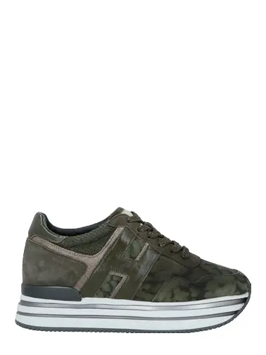 Hogan Military Leather Sneakers - Green