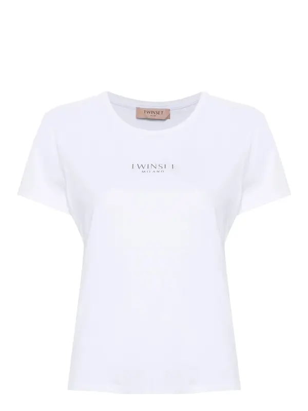 TWINSET Logo-print T-shirt - White