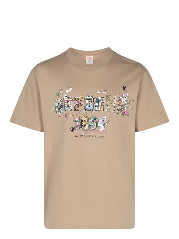 Supreme Varsity Cotton T-shirt - Neutrals
