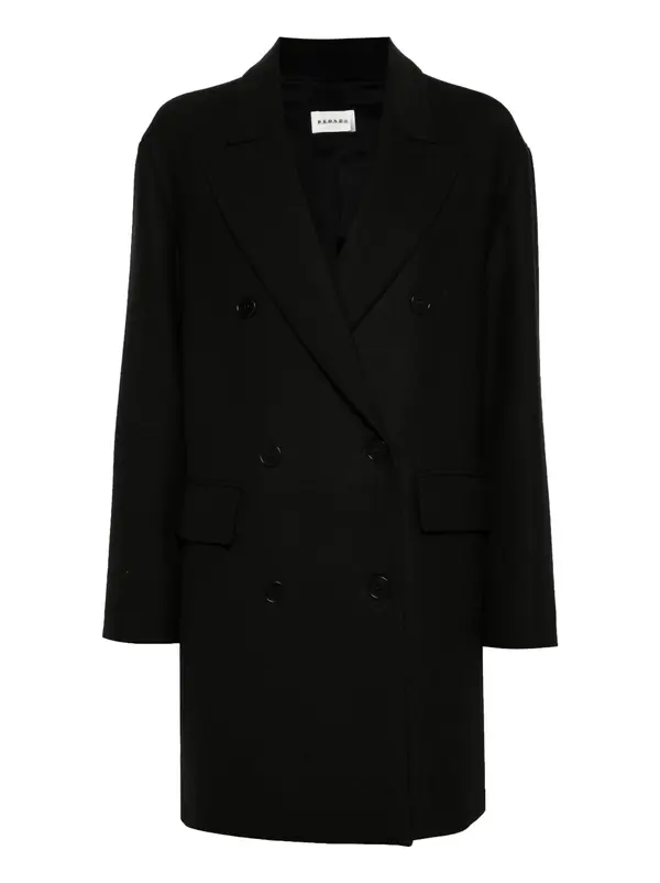 P.a.r.o.s.h Paffuto Coat - Black