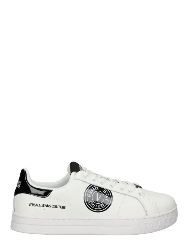 Versace Leather Sneakers - White