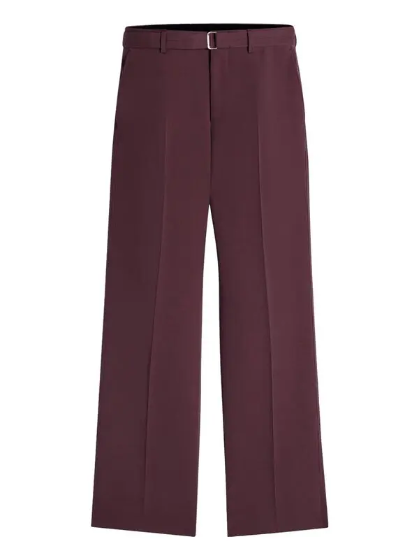 LANVIN Belted Tailored Trousers - Red