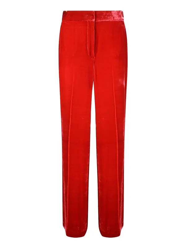 P.a.r.o.s.h Velvet Trousers - Red