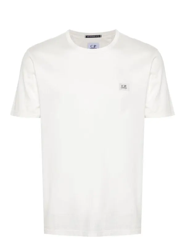 C.P. COMPANY Logo-patch T-shirt - White