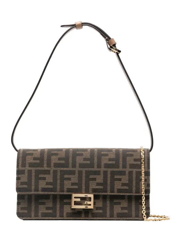 Fendi Baguette Clutch - Brown