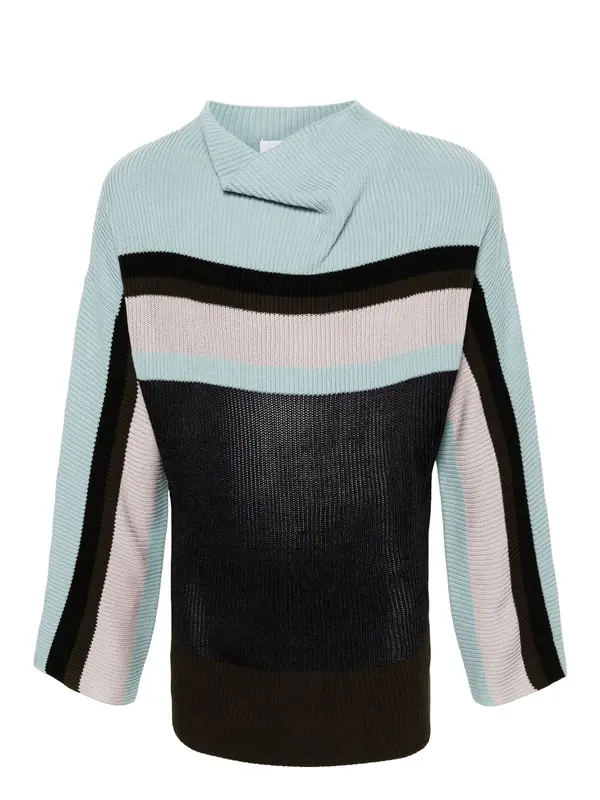 KIKO KOSTADINOV Essick Striped Sweater - Blue