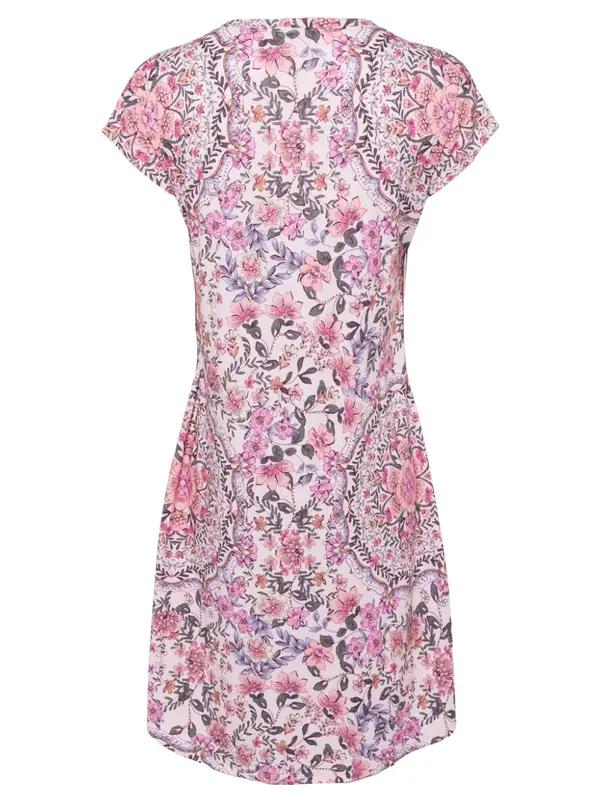 Johnny Was Brigette Floral Dress - Pink