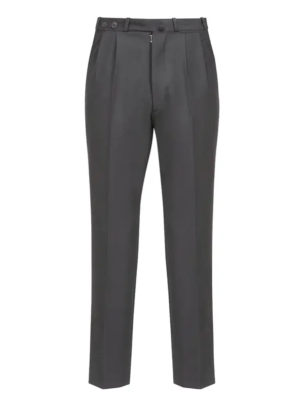 MAISON MARGIELA Wool Blend Trousers - Grey