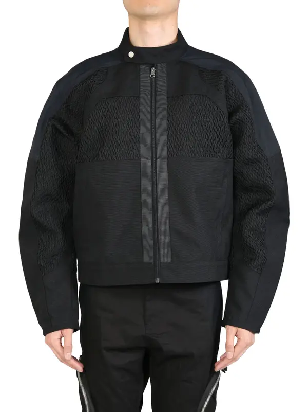 FFFPOSTALSERVICE Motorcycle Logo Jacket - Black