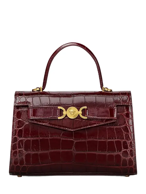 Versace Medusa '95 Croc-effect Tote - Brown