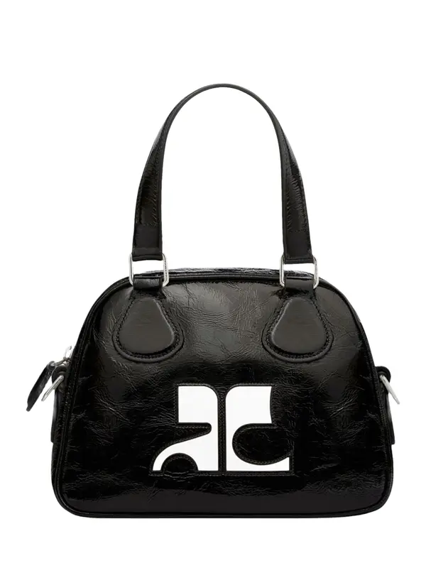 COURREGES Mini Reedition Bowling Bag - Black