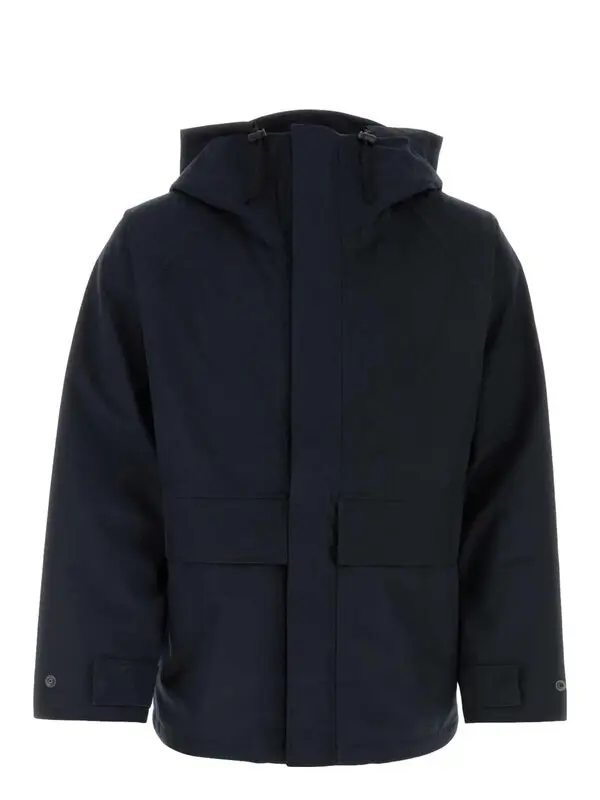 Nanamica Hooded Raincoat - Blue