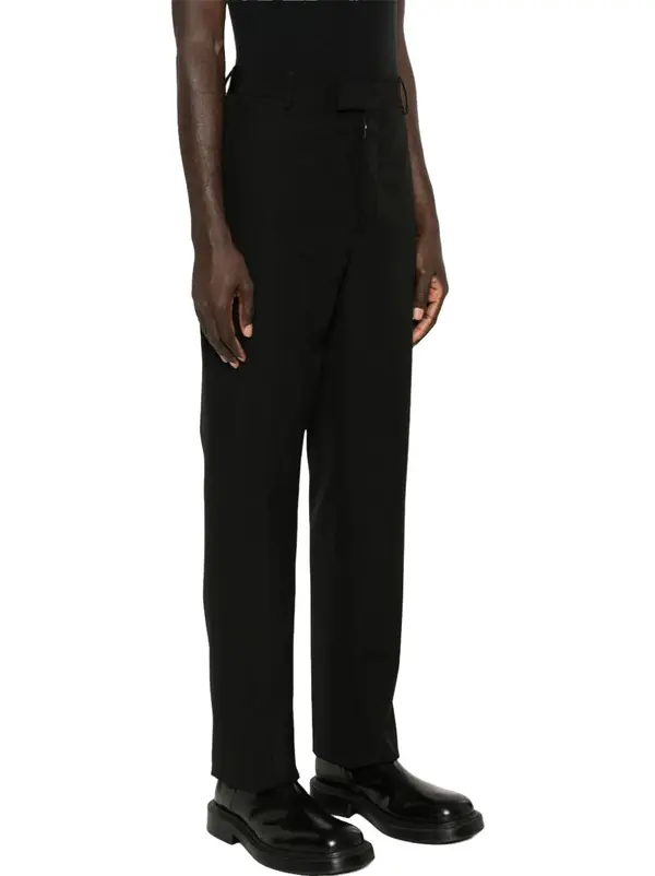FERRAGAMO Straight-leg Trousers - Black