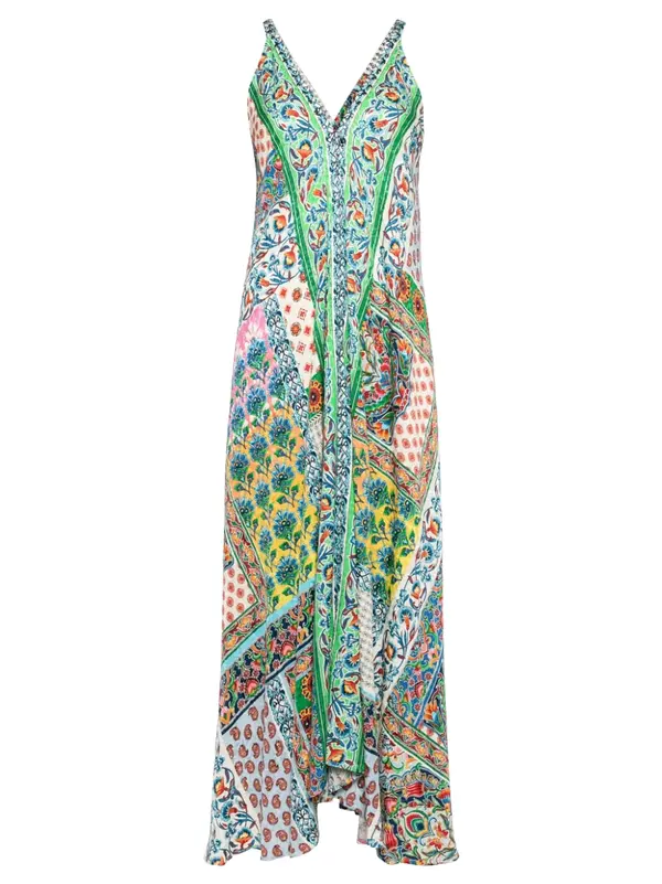 Johnny Was Diskana Eva Maxi Dress - Neutrals
