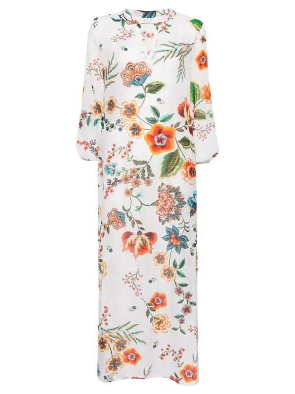 Johnny Was Ardella Maxi Dress - White