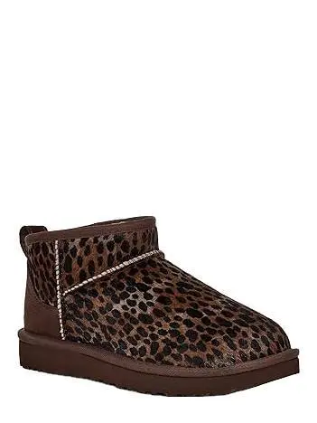 UGG Classic Micro Calf Hair Boots - Brown