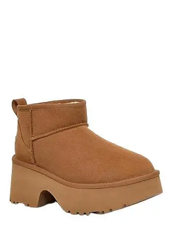 UGG Classic Ultra Mini New Heights Boots - Brown
