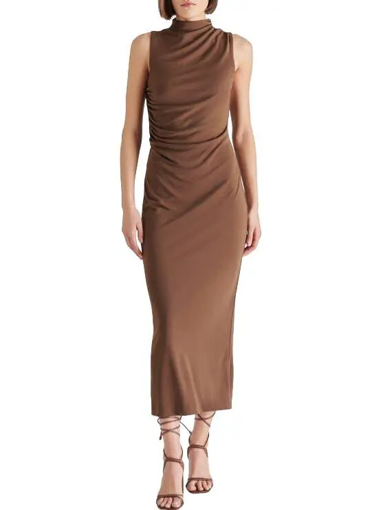Steve Madden Funnel Neck Sleeveless Dress - Coco
