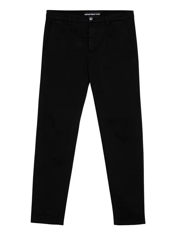 DEPARTMENT 5 Cotton Trousers - Black