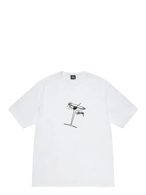 StÜssy Martini Tee Shirt - White