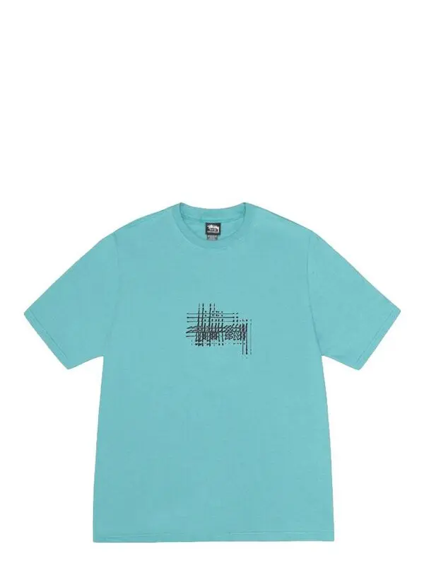 StÜssy Refracted Tee Shirt - Ocean