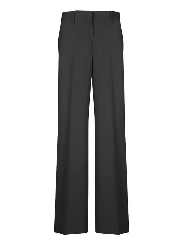 MSGM Straight Leg Trousers - Black