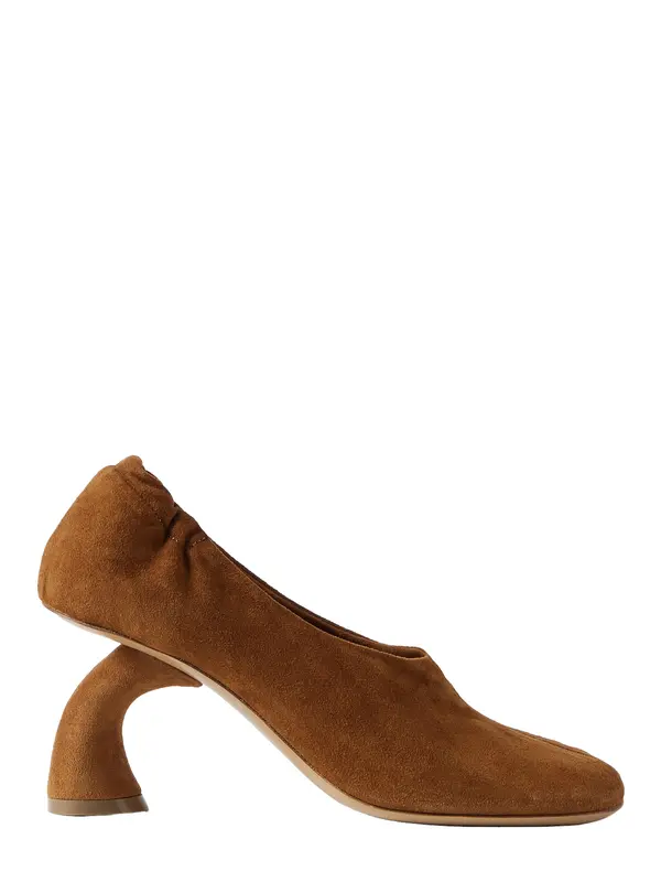 Dries Van Noten Suede Pumps - Brown