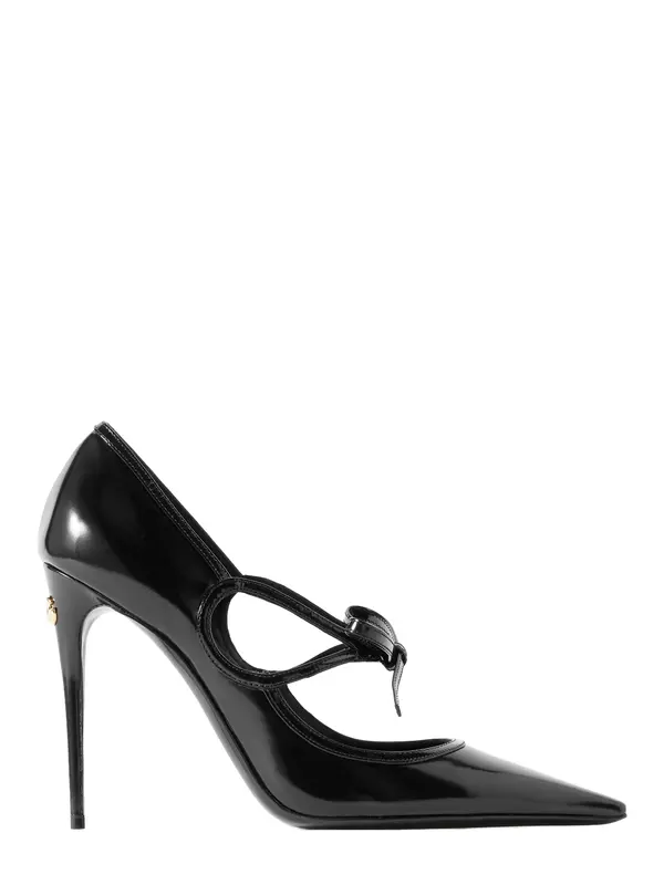 Dolce & Gabbana Mun Bow-embellished Pumps - Black
