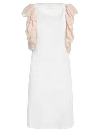 VICOLO Mini Flared Dress - White
