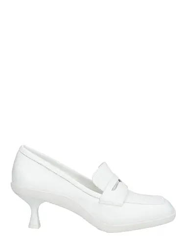 MANUFACTURE D'ESSAI Loafers In Calfskin - White