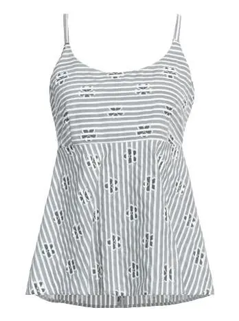 TRUSSARDI Peplum Top With Floral Appliqués - Dark Green