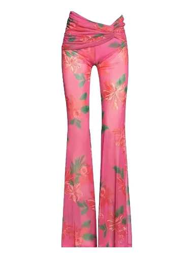 Pinko Flared Floral-print Trousers - Pink