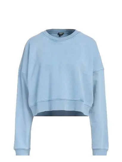Aspesi Cotton French Terry Crewneck Sweatshirt - Light Blue
