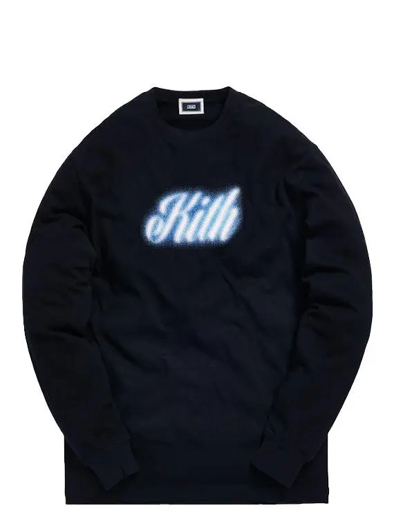 Kith Rgb Long Sleeve Tee Shirt - Black
