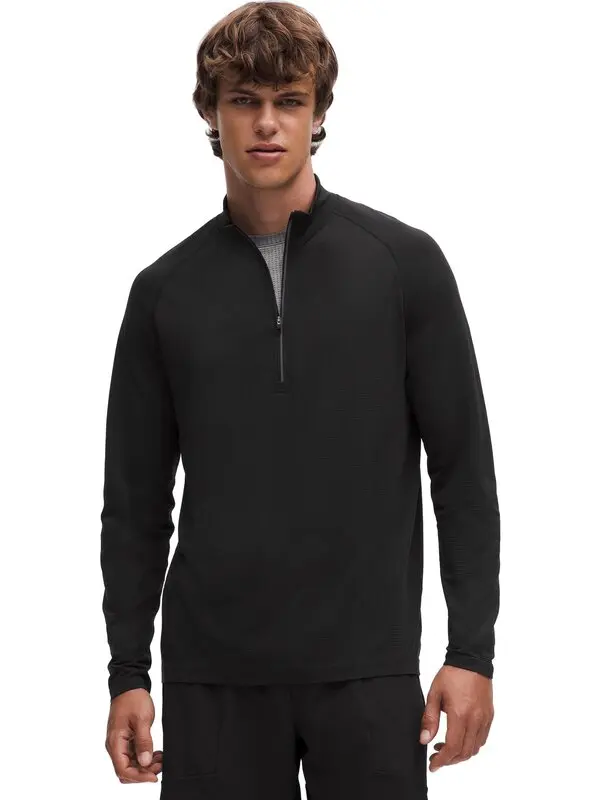 Lululemon Metal Vent Tech Half Zip - Black/black