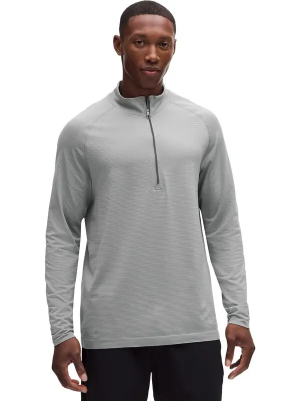 Lululemon Metal Vent Tech Half Zip - Feather Grey/feather Grey