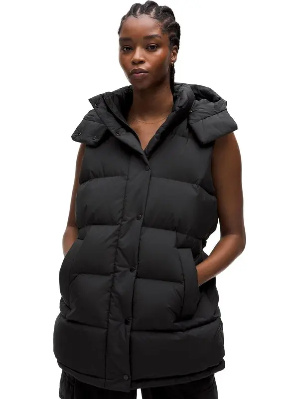 Lululemon Wunder Puff Mid-length Vest - Black